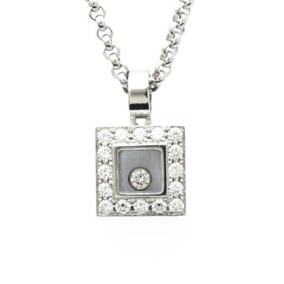 OTHERS | Jewelry | Chopard Happy Diamond 792896 White Gold 8k Diamond ...